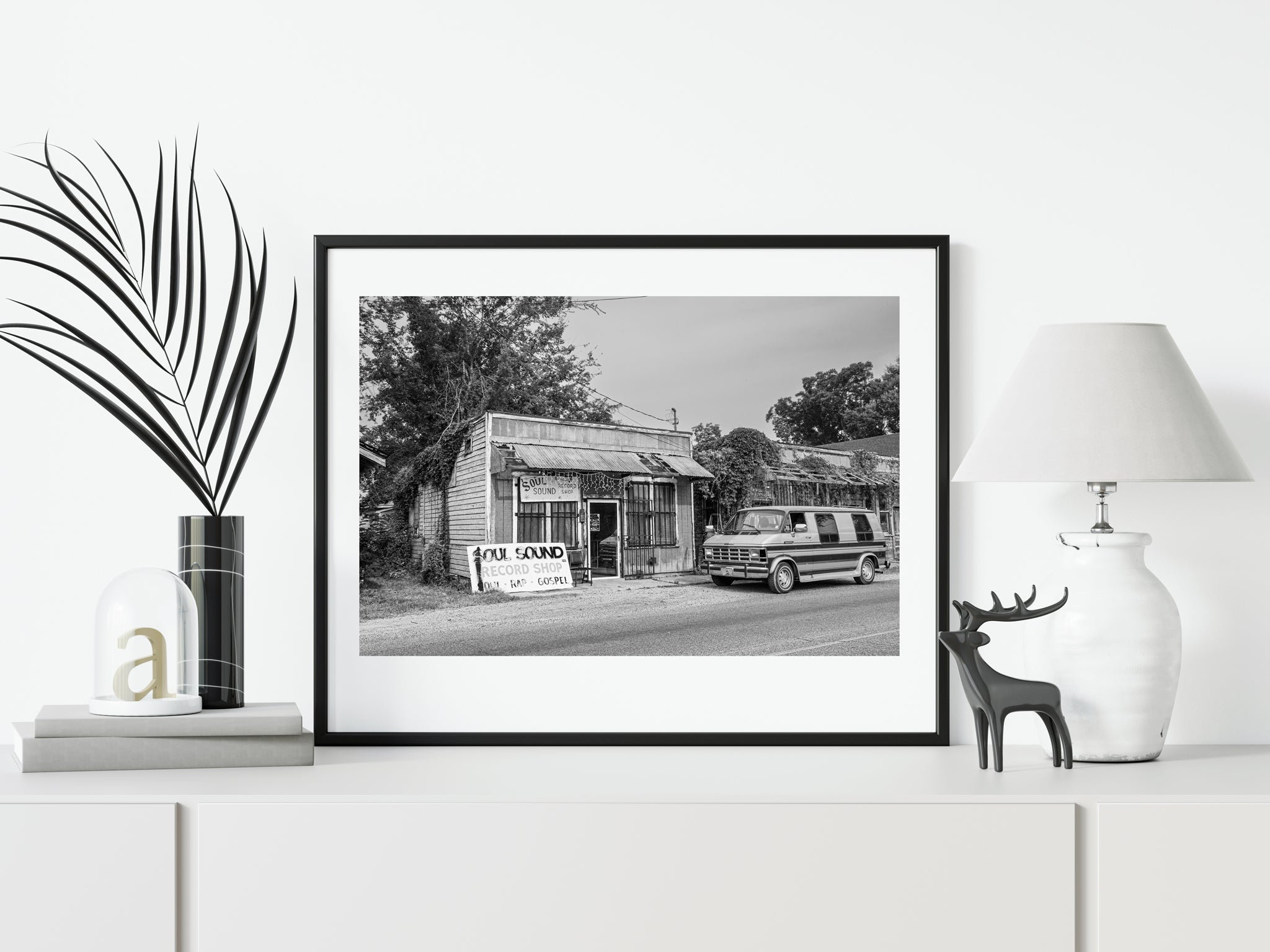 Rural American Old Vinyl Record Store Photo Art Print - Etsy