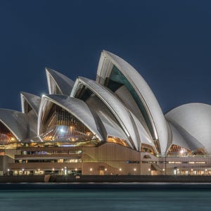 Sydney Opera House Blue Hour Wall Art - Etsy