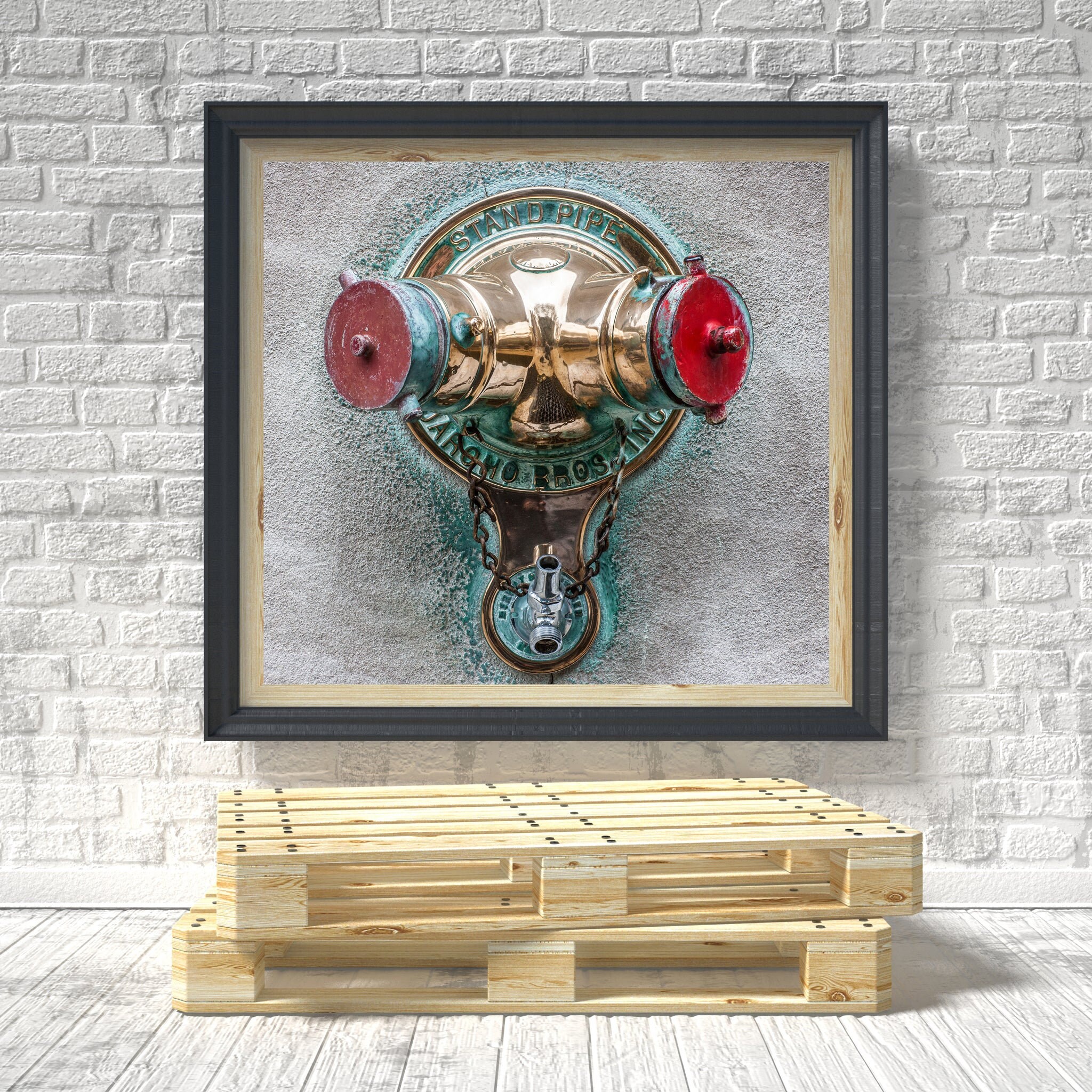 Old Brass New York City Fire Hose Nozzle Photo Art Print - Etsy