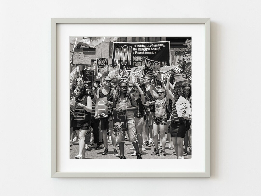 Resist Protest New York City Wall Art - Etsy