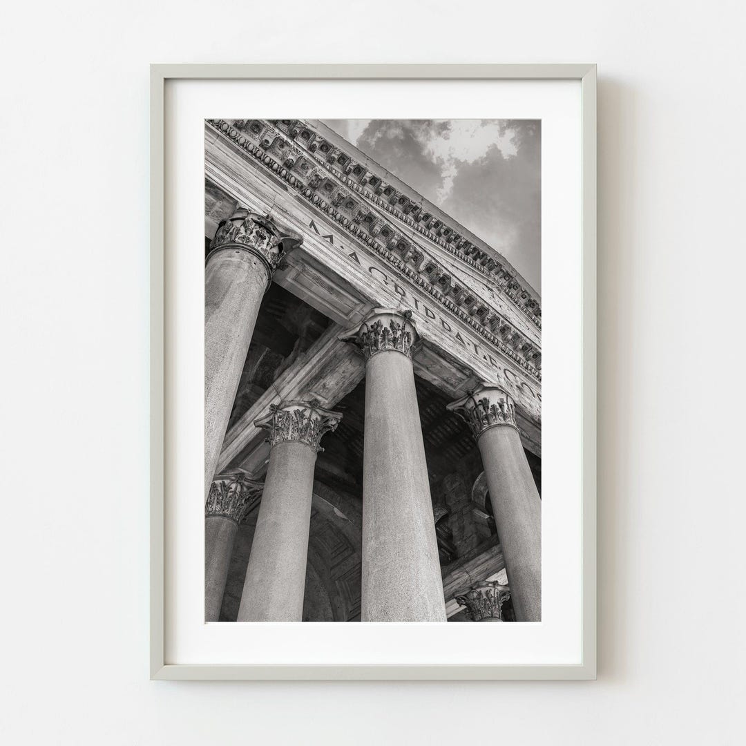 Ancient Roman Architecture Pantheon Wall Art - Etsy