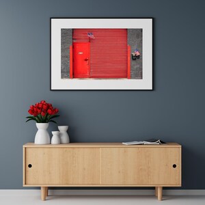Colourful Red Security Steel Door in New York | Limited Edition of 10 ...