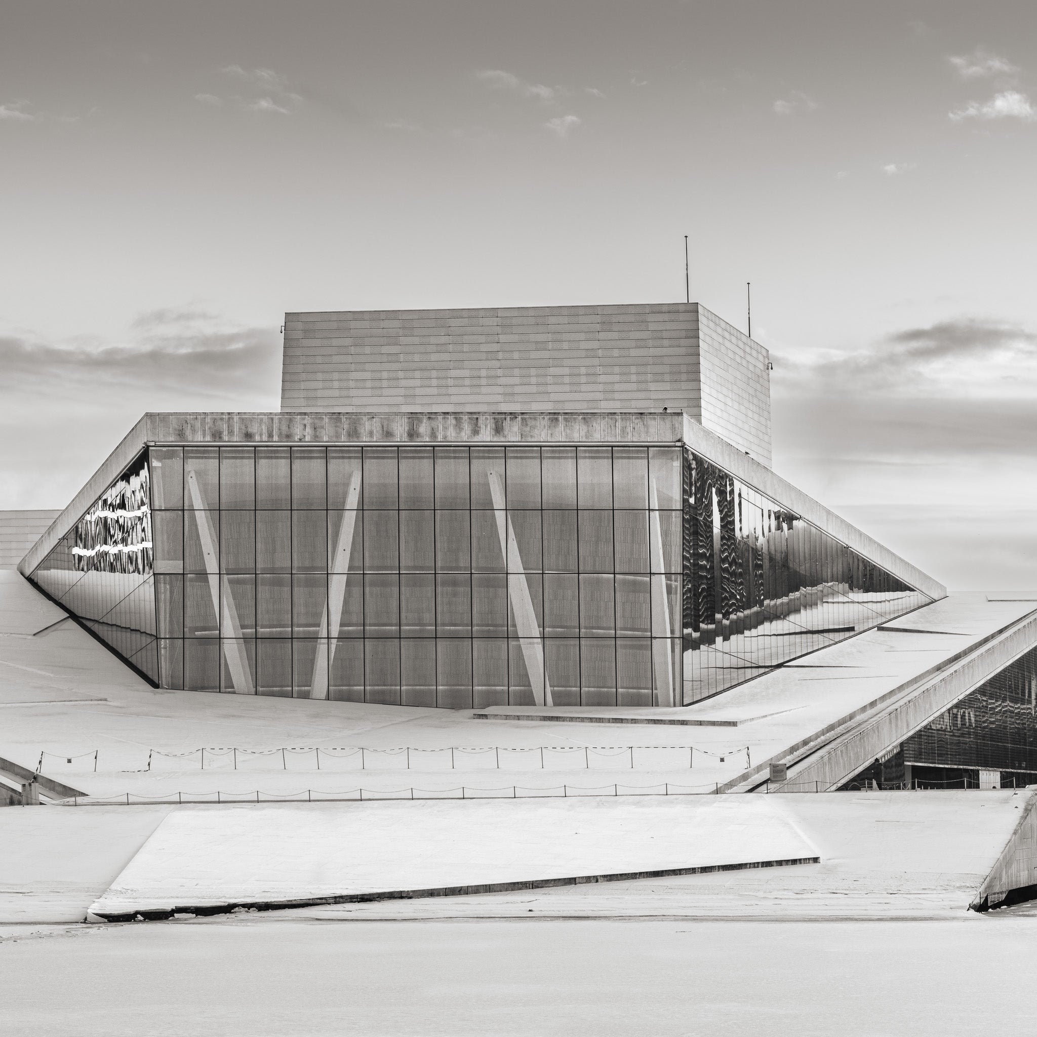Oslo Opera House in Snow Norway Photo Art Print - Etsy