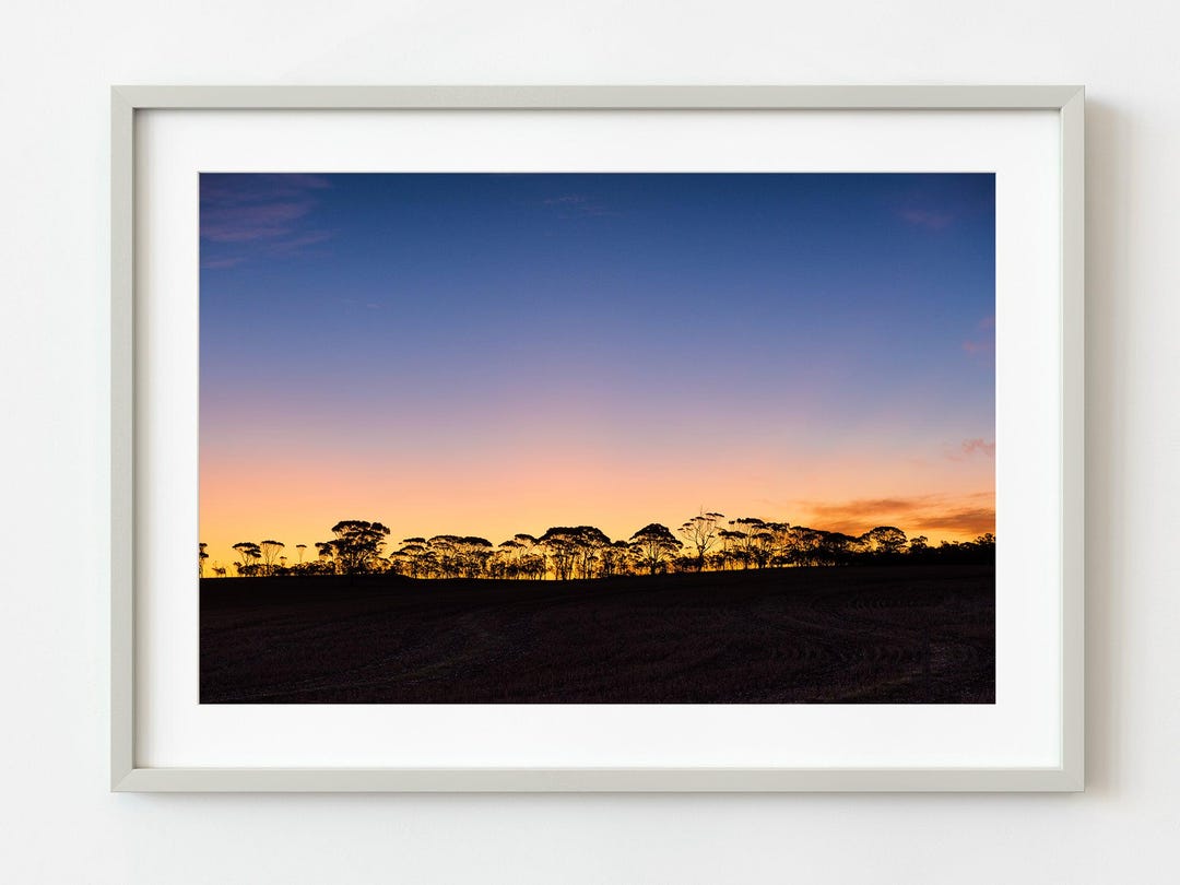 Sunset Landscape Australian Outback Wall Art - Etsy