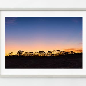 Sunset Landscape Australian Outback | Wall Art - Etsy