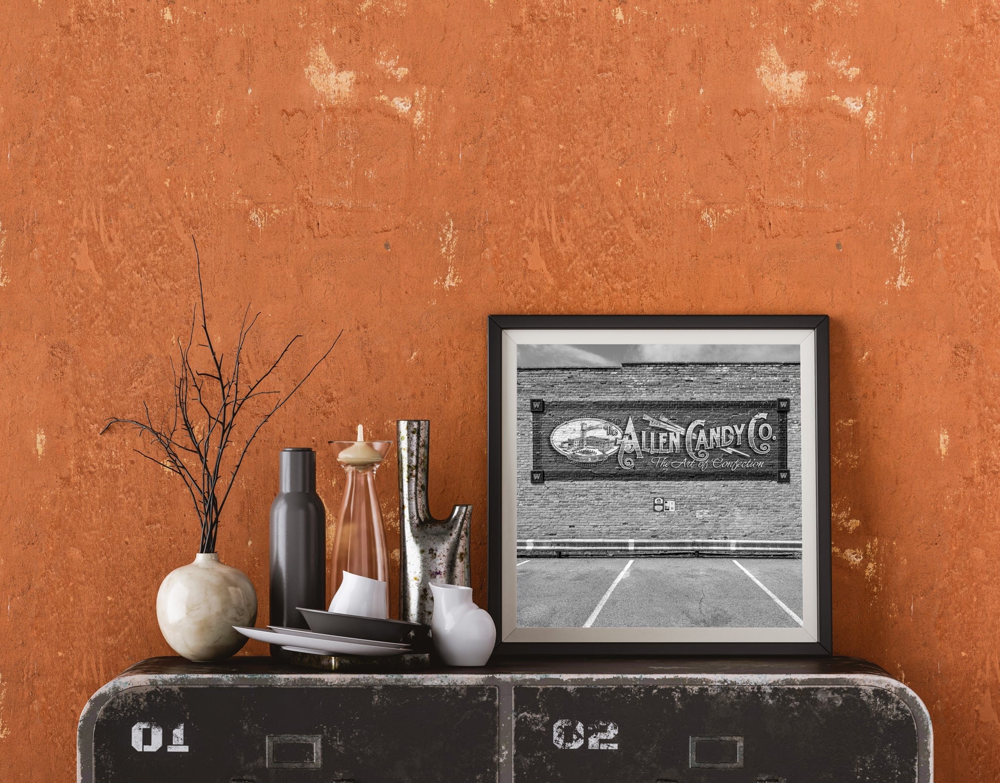 Route 66 Allen Candy Mural Pontiac Illinois Photo Art Print - Etsy