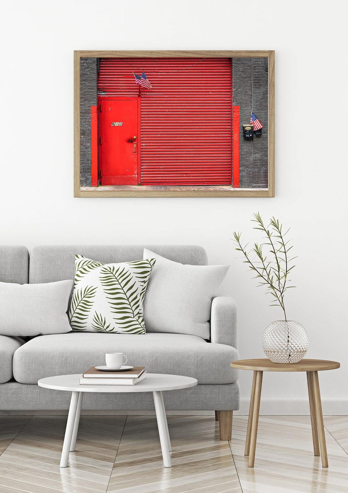 Colourful Red Security Steel Door in New York | Limited Edition of 10 ...