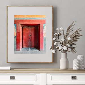 Solid Red Doors From the Forbidden City Temples Beijing China Wall Art ...