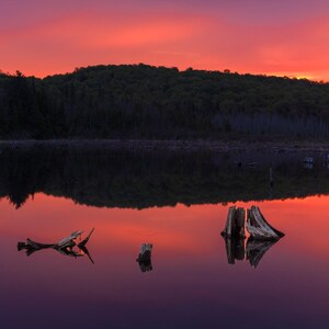 Beautiful Sunrise in Haliburton Canada | Wall Art - Etsy