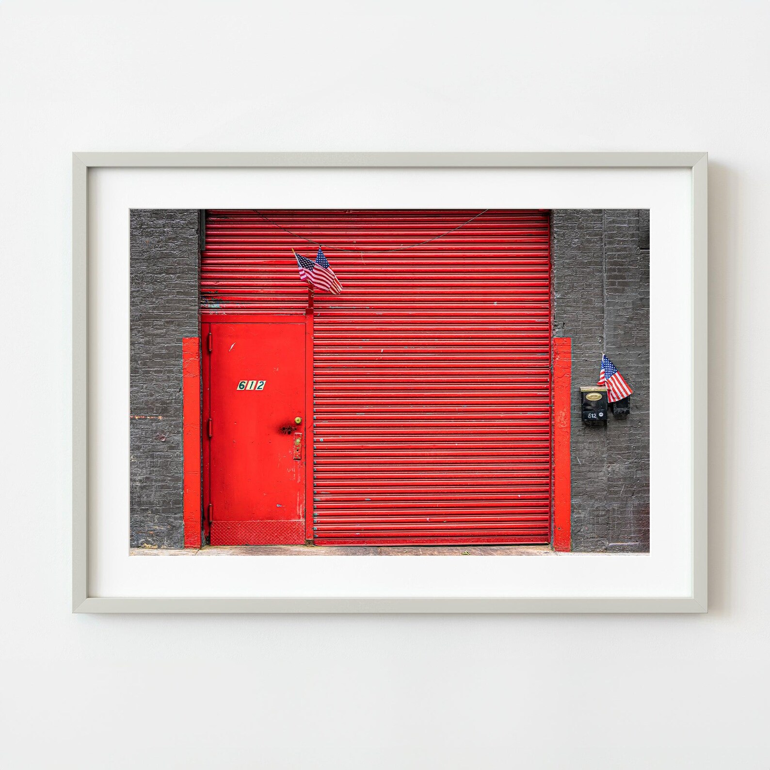 Colourful Red Security Steel Door in New York | Limited Edition of 10 ...