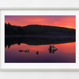 Beautiful Sunrise in Haliburton Canada | Wall Art - Etsy