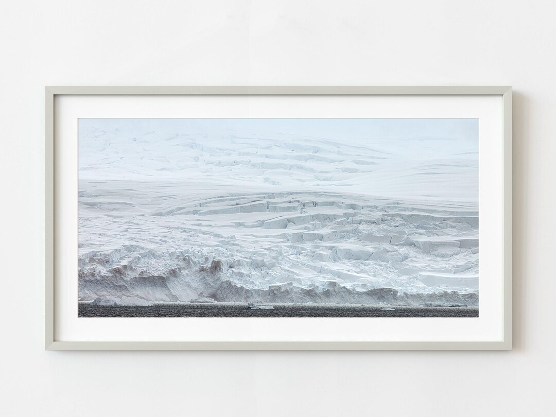Massive Snow Cliffs Reveal Rugged Landscape in Antarctica | Wall Art - Etsy