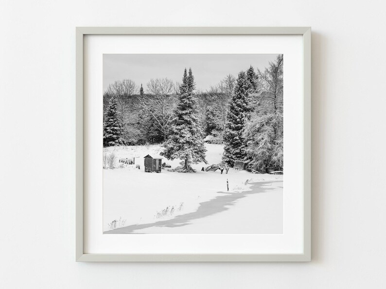 Old Fishing Hut on the Farmland Haliburton Highlands | Limited Edition ...