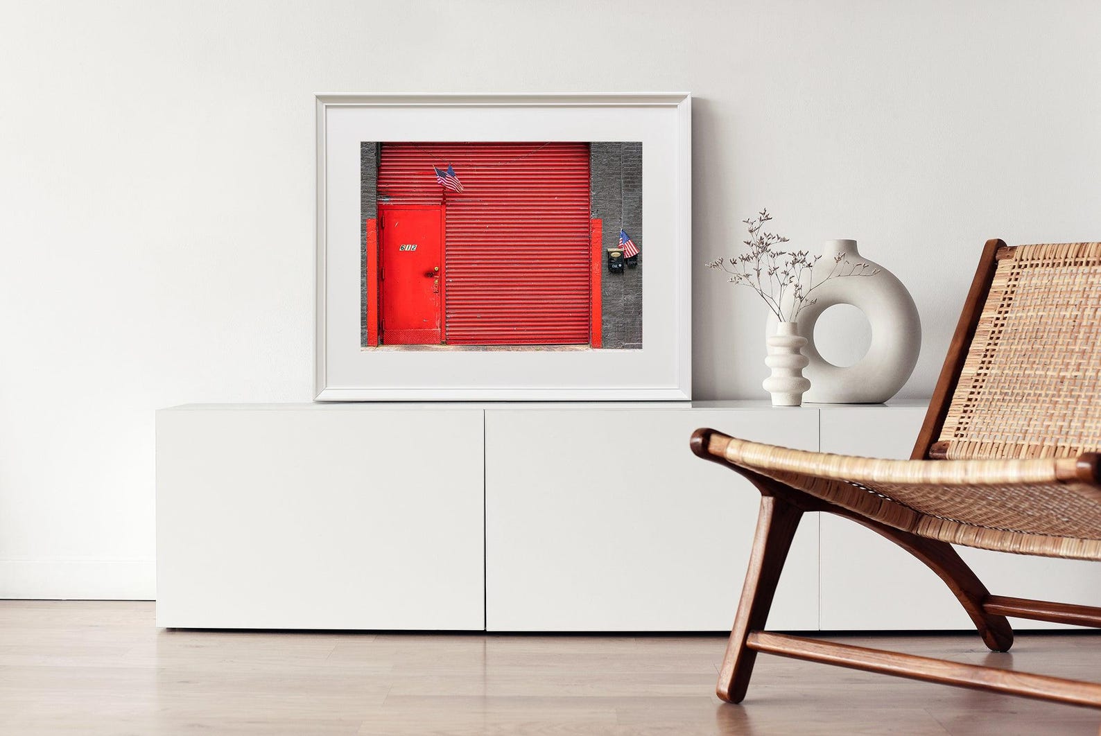 Colourful Red Security Steel Door in New York | Limited Edition of 10 ...