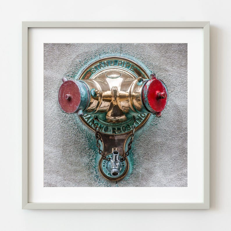 Old Brass New York City Fire Hose Nozzle Wall Art - Etsy