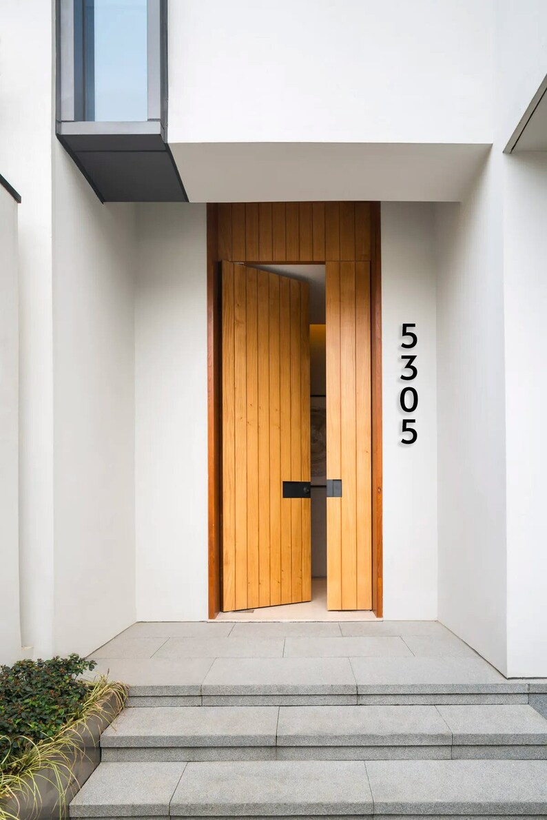 Classic Modern House Numbers 5 Inch 8 Inch or 12 Inch - Etsy