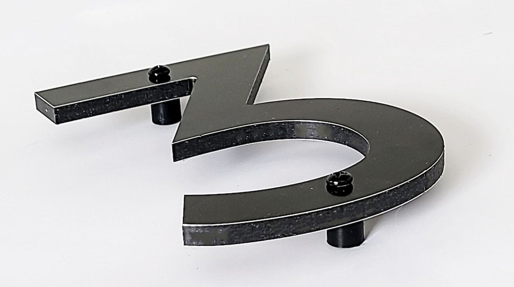 Classic Modern House Numbers 5 Inch 8 Inch or 12 Inch - Etsy