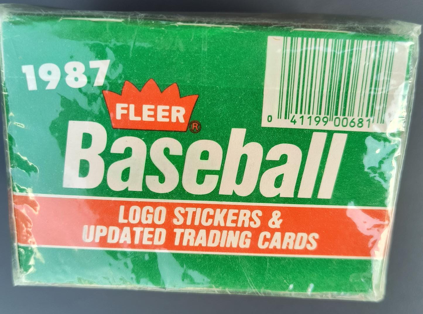 1987 Fleer Baseball Logo Sticker & Updated Trading Card - Etsy