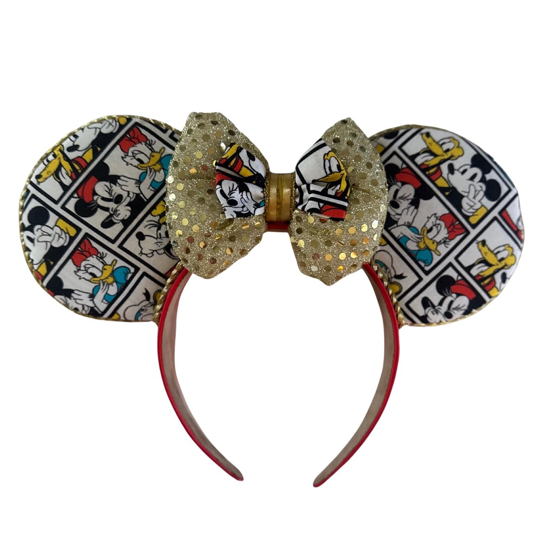 Mickey & Friends Comic Strip Ears – Handmade Disney Headband - Etsy