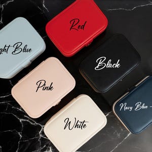 Custom Text Jewelry Boxes, Personalized Message Jewelry Storage ...