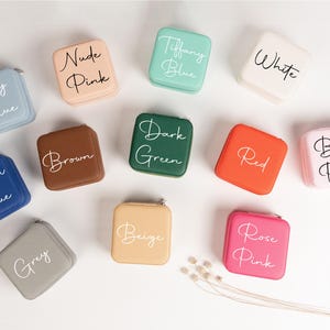 Personalized Text Jewelry Box, Gift for Her, Custom Jewelry Organizer ...