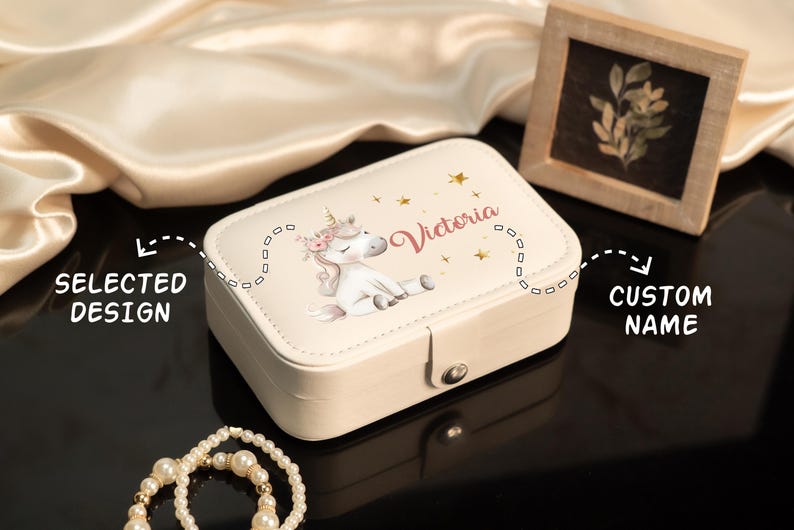 Personalized Magical Animal Jewelry Box: Vegan Leather Keepsake - Etsy