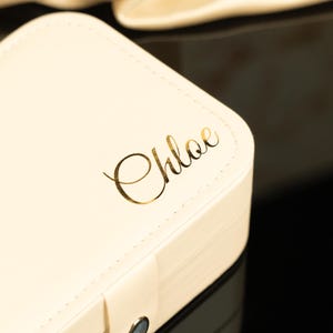 Dainty Name Jewelry Box, Custom Initial Jewelry Organizer, Mothers Day ...