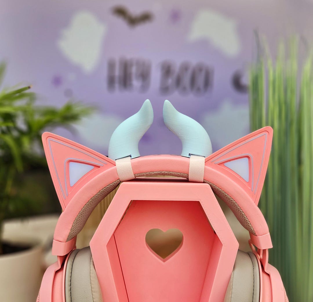 Mini Anime Curved Horns for Streamers Cosplay Headset Attachments - Etsy