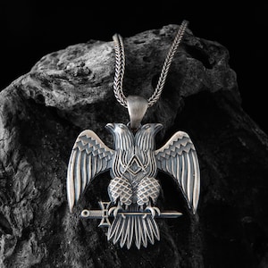 Byzantine Empire Double-headed Eagle Necklace and Keychain,byzantine ...