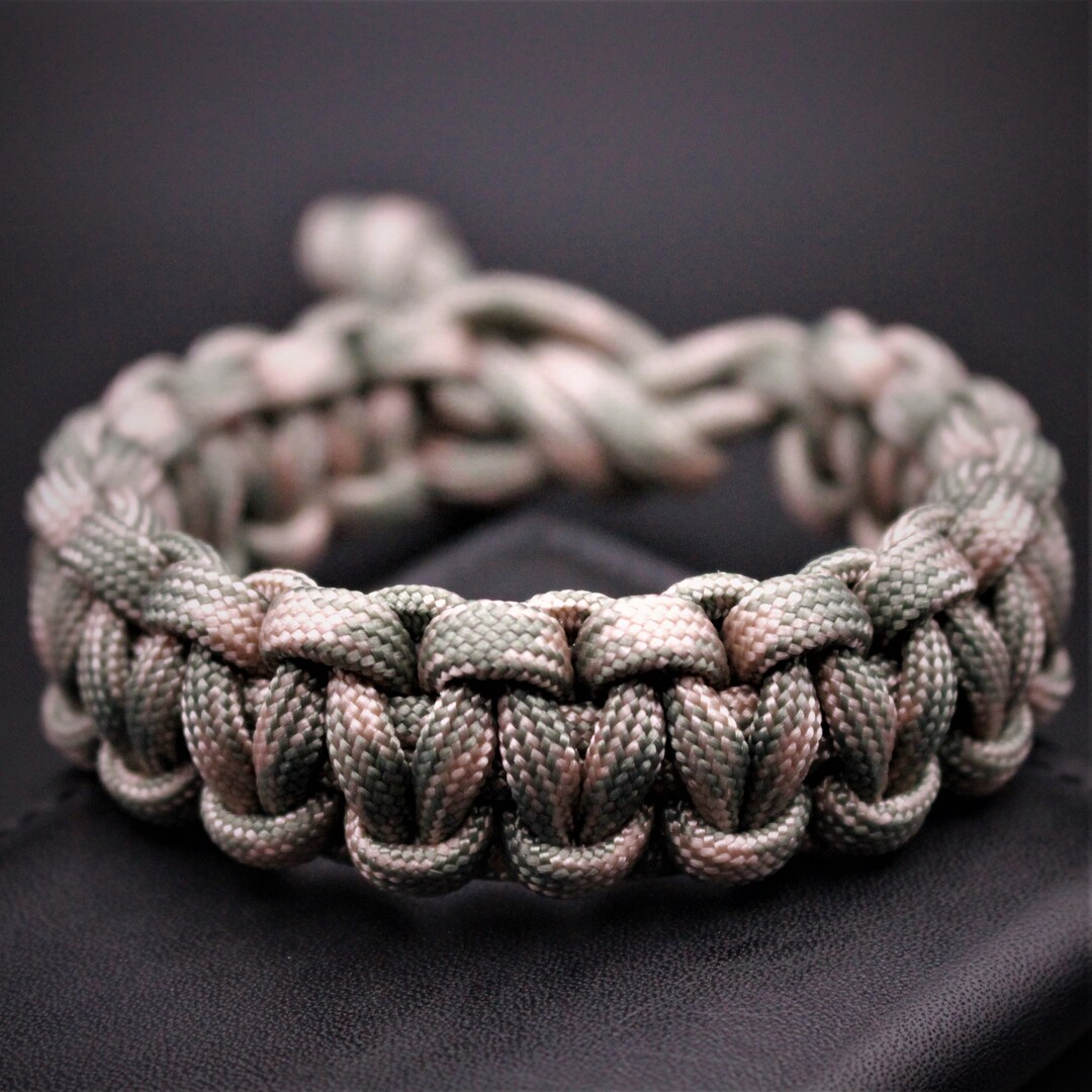 Adjustable Woven Paracord Survival Rope Bracelet Camo 550 - Etsy