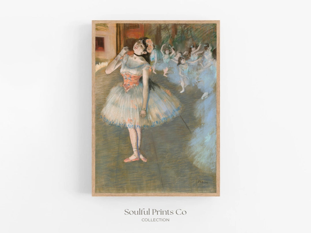 Edgar Degas the Star, Impressionism Poster, Modern Art Print, Pink ...