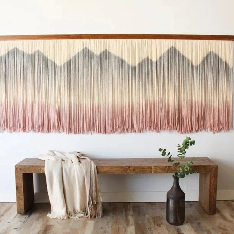 Dyed Macrame Wall Hanging - Etsy