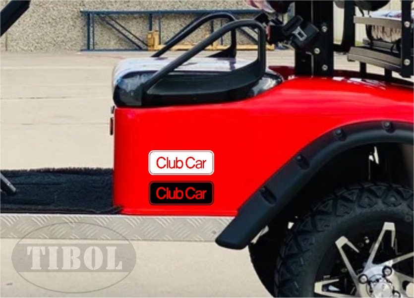 X2 Club Car Golf Cart Decals, Golf Club Car Stickers, Custom Club Car ...