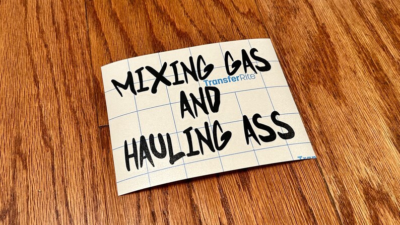 Mixing Gas and Hauling Ass Decal, 2 Stroke Sticker 2 Stroke Decal ...