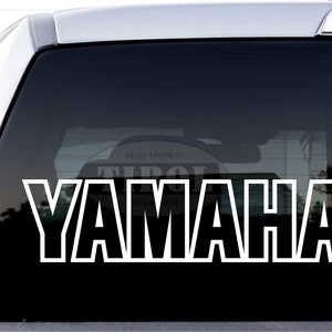 X2 Yamaha Decals Outline Yamaha Stickers Helmet Bike Jetski Boat ATV ...