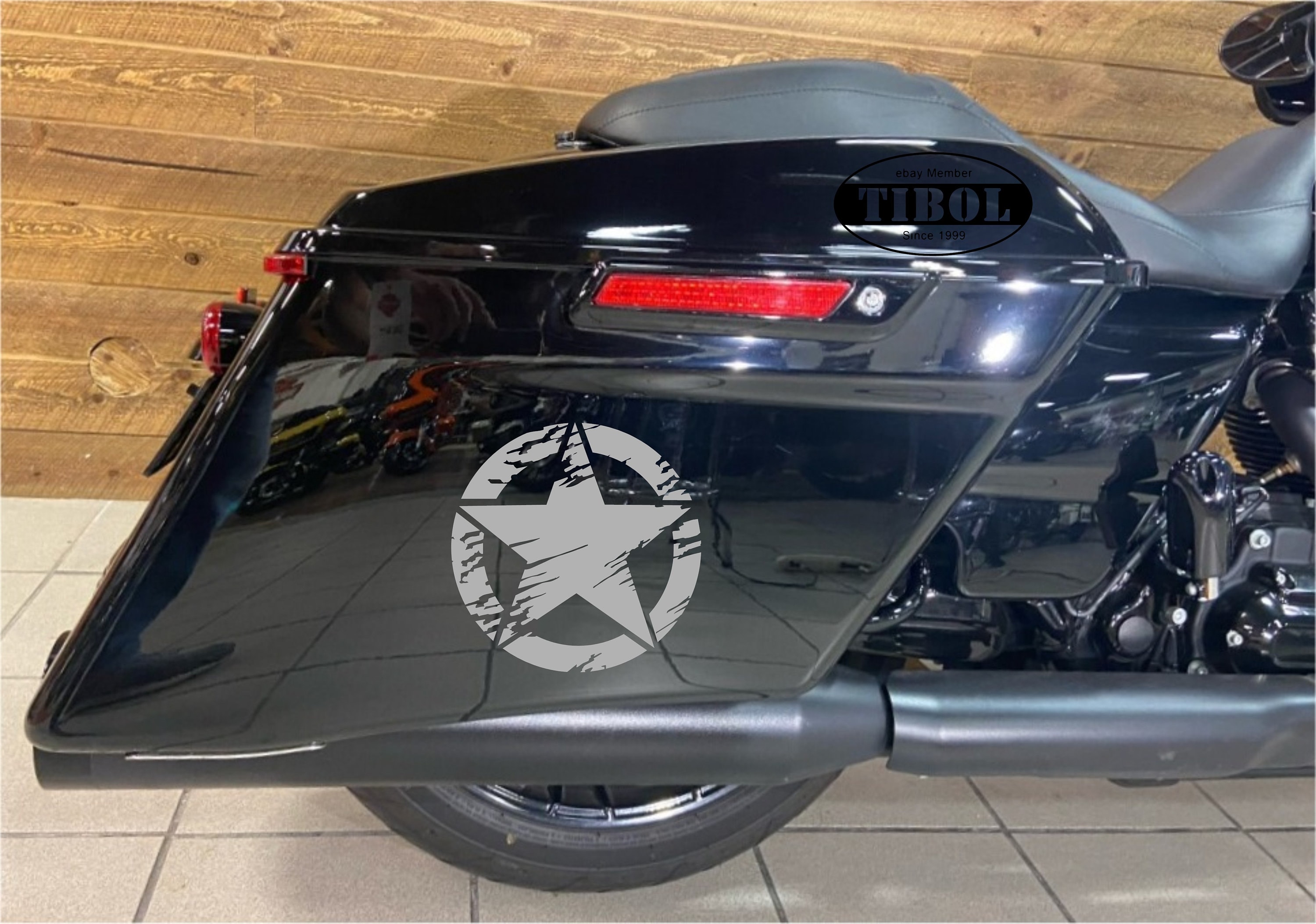 One Large Distressed Military Star Decal Army Star Sticker Vinyl Decals ...