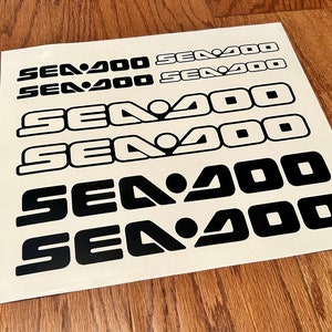 Seadoo Decals Outline Seadoo Stickers (1 Set) Boat PWC Jetski ...