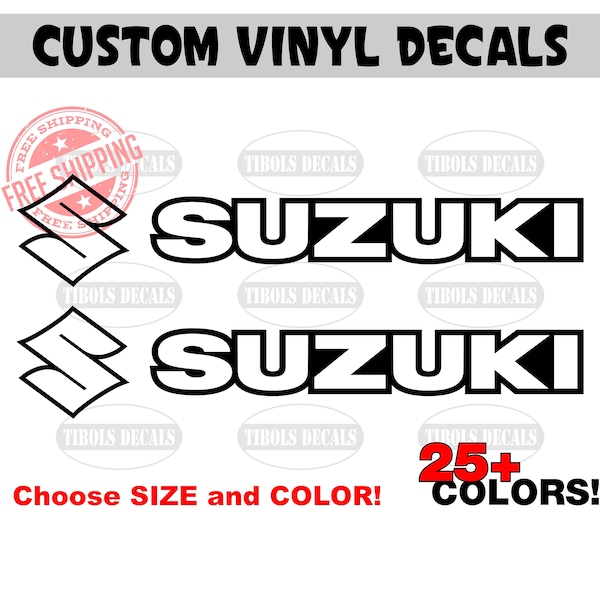 Suzuki Tank Decals - Etsy