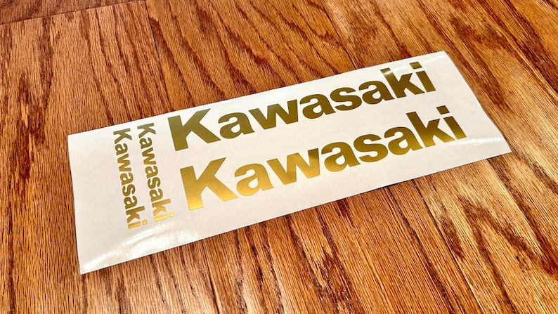 X2 Kawasaki Decals (1 Set) Kawasaki Stickers Dirt Bike Helmet ATV PWC ...