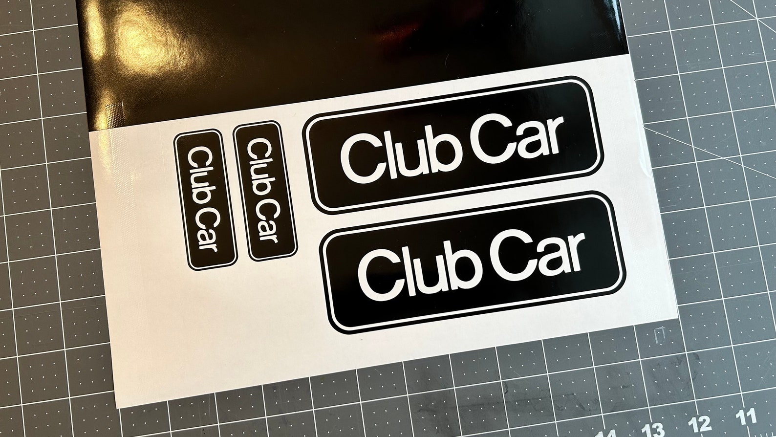 X2 Club Car Golf Cart Decals Golf Club Car Stickers Custom - Etsy