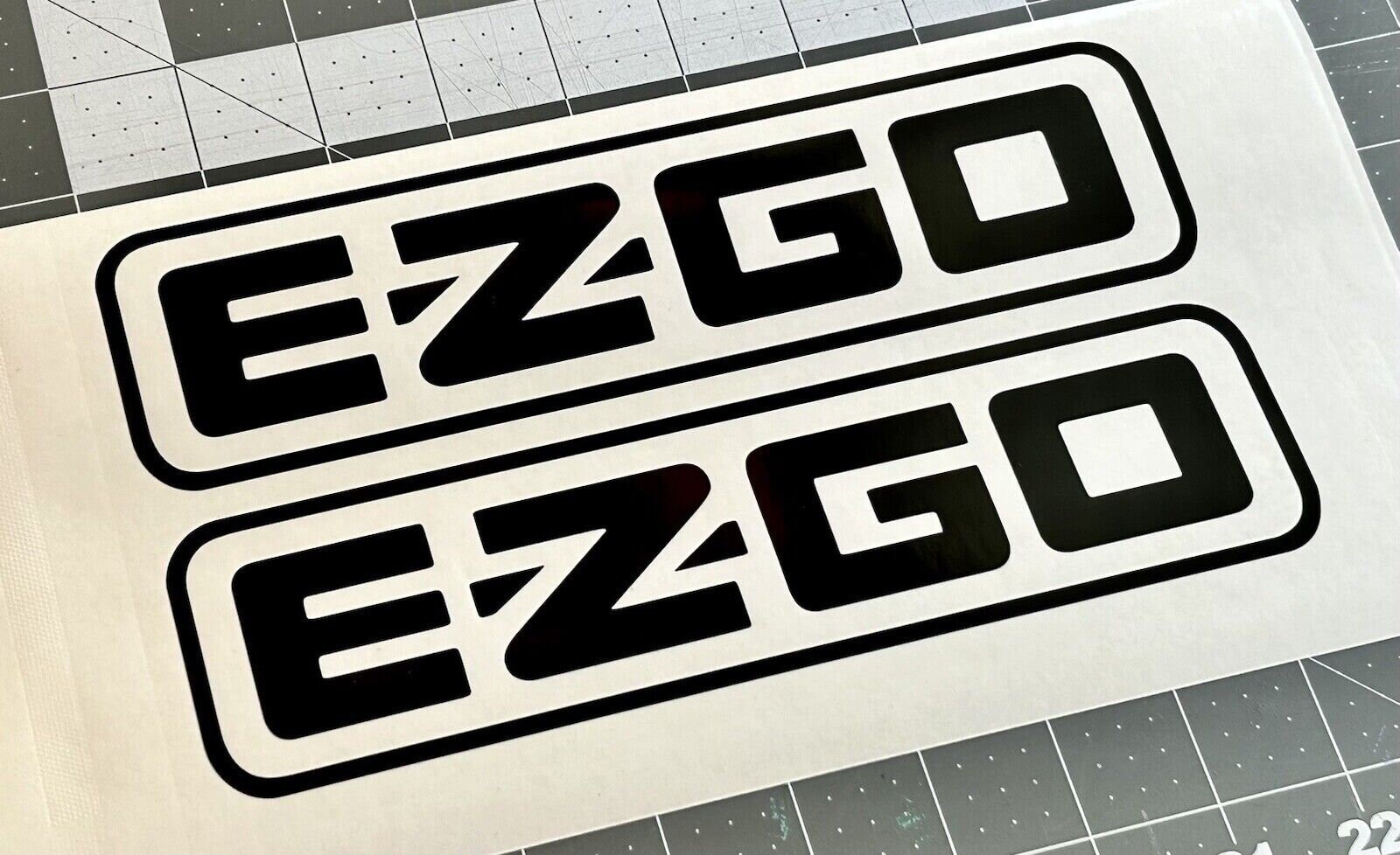 X2 EZGO Golf Cart Decals EZGO Stickers Custom Golf Cart Decal - Etsy