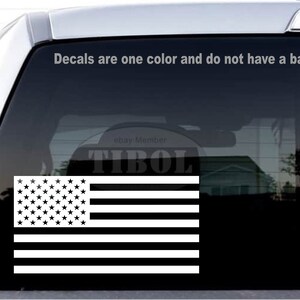 One Large American Flag Decal USA American Flag Sticker, US United ...