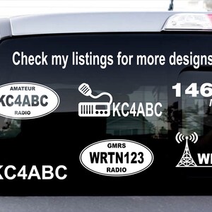 Ham Radio I'm Listening Decal Custom Amateur Radio I'm Listening ...