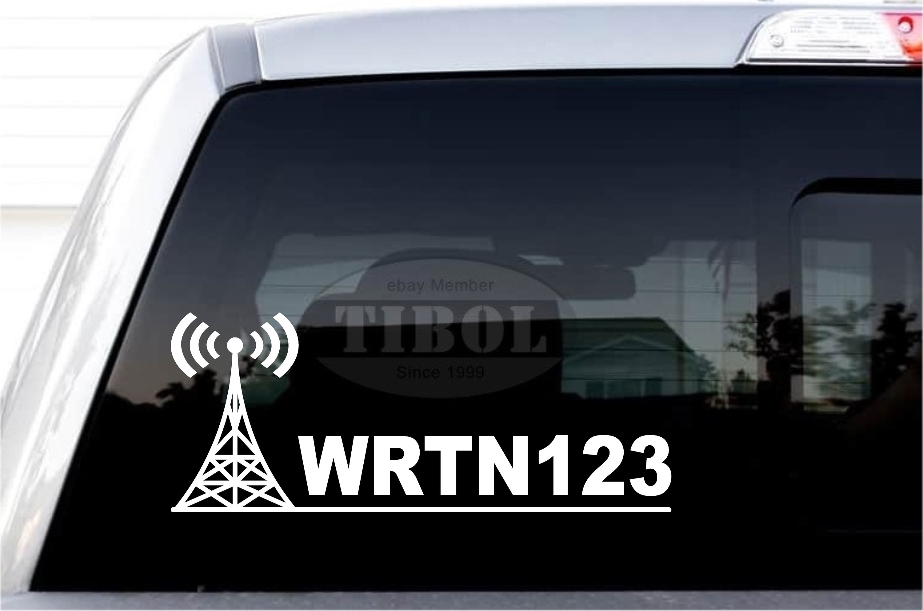 GMRS Radio Call Sign Decal Amateur Radio Callsign Sticker Antenna ...