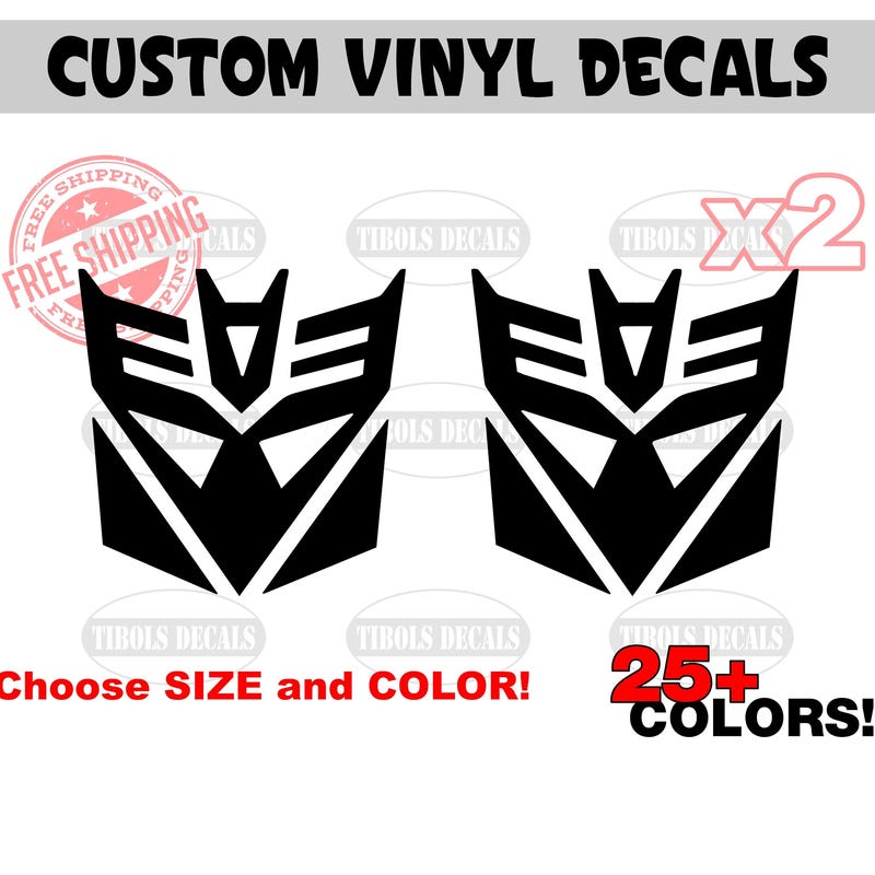 Transformers Car Stickers - Etsy