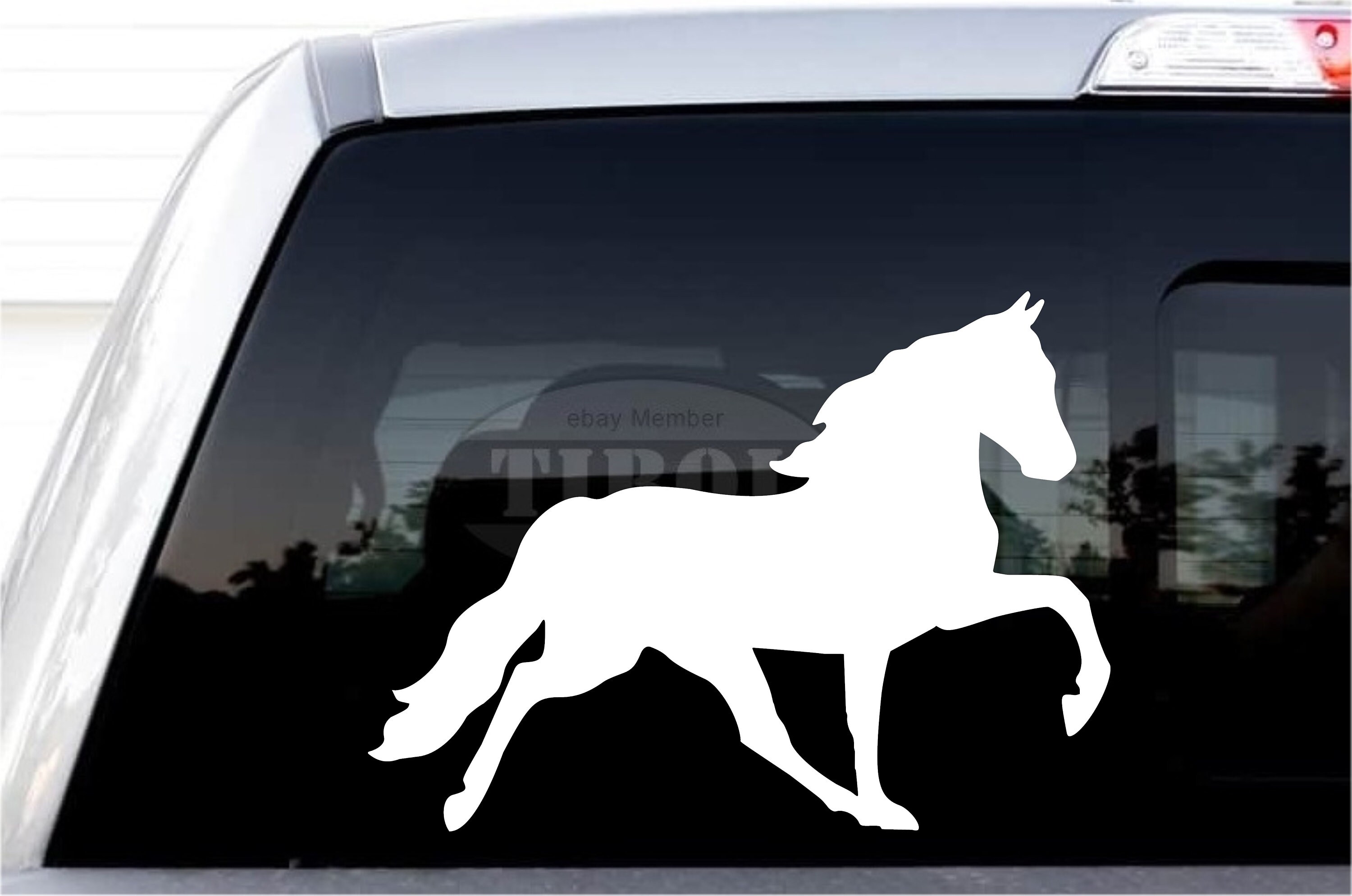 Two Large Tennessee Walking Horse Decals (1 Set) Walking Horse Stickers ...