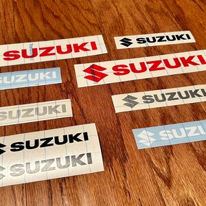 X2 Suzuki Decals Suzuki Stickers Suzuki Motorcycle Helmet Suzuki Bike ...