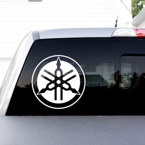 X2 Yamaha Tuning Fork Decals New Yamaha Circle Logo Jetski Motorcycle ...