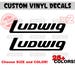 Ludwig Drum Company Logo Vinyl Decal - Etsy Canada
