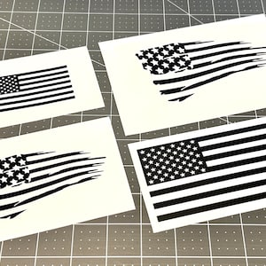 One Large American Flag Decal USA American Flag Sticker, US United ...